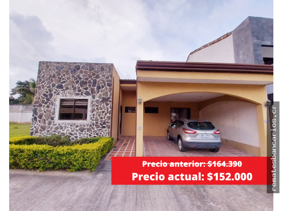 Venta de casa en Condominio La Hacienda, Tejar Cartago - US$152,000 USD