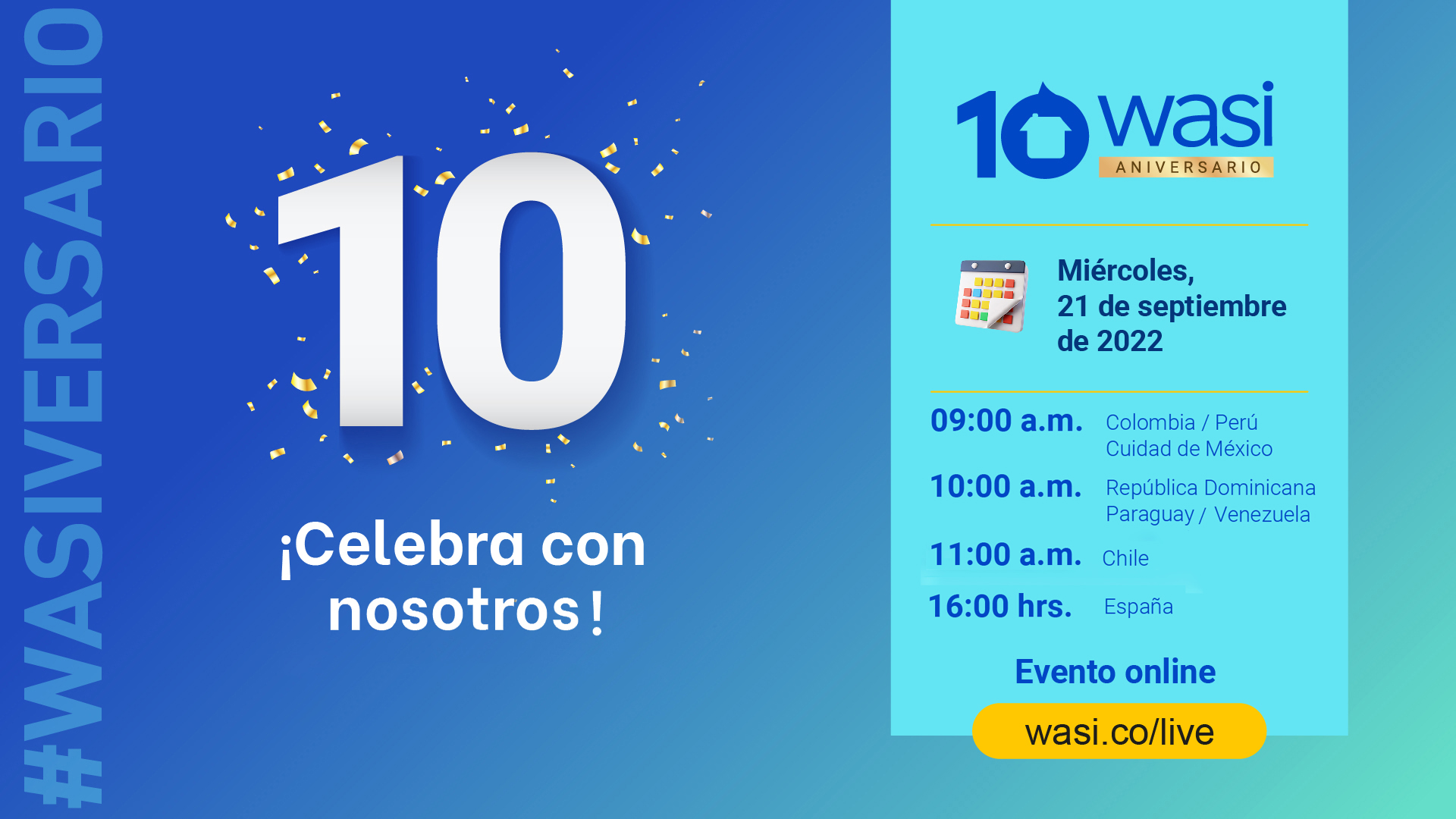 WASIVERSARIO 10 AÑOS